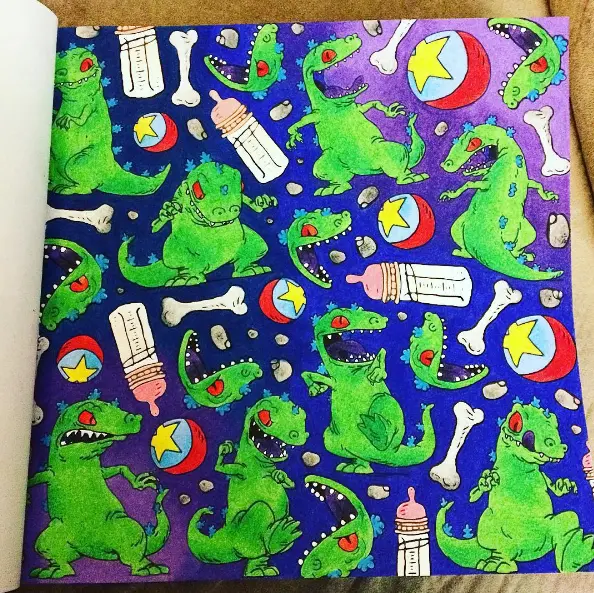 Reptar Coloring Page | Asperger's & Autism Forum